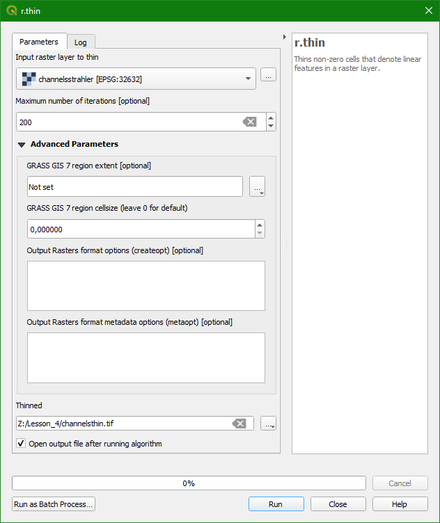 Tutorial Stream and Catchment Delineation using PCRaster in QGIS | OCWGIS